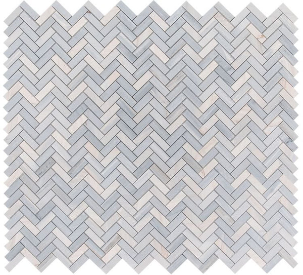 Herringbone Italian Blue 11 x 12.5